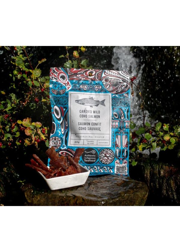 Candied Wild Coho Salmon - Authentic Indigenous Seafood