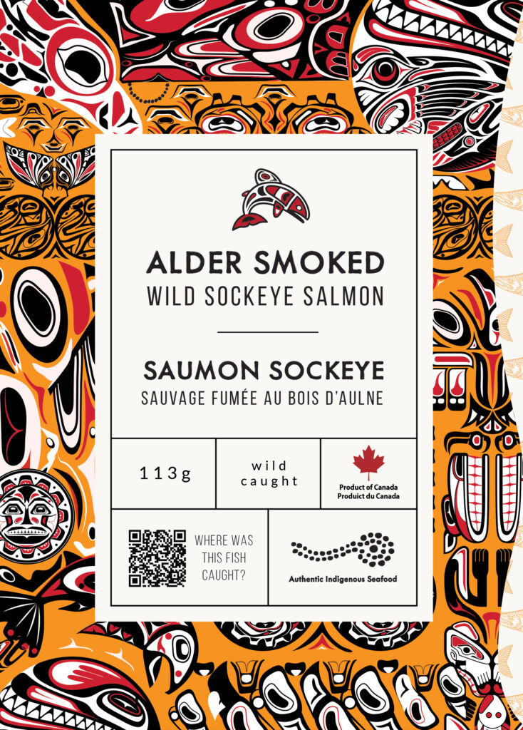 Alder Smoked Wild Sockeye Salmon Retort Box